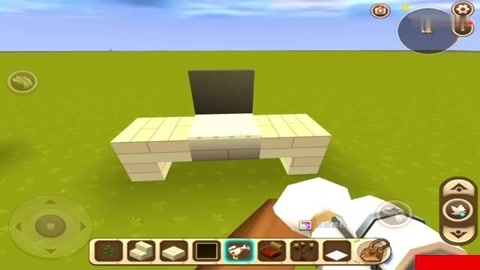 迷你世界新玩法之现代装饰电脑桌教程 笑笑小悠 办公桌 我的世界