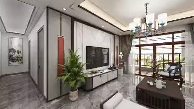 #室内装饰设计 #新中式 #室内效果图