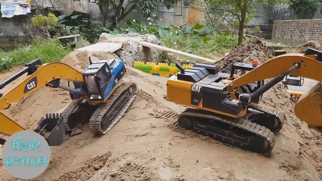 儿童汽车模型玩具,把挖掘机地盘装到大卡车上,越野能力怎么样