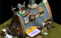 3DMAX游戏建模教程-萌版建筑模型制作