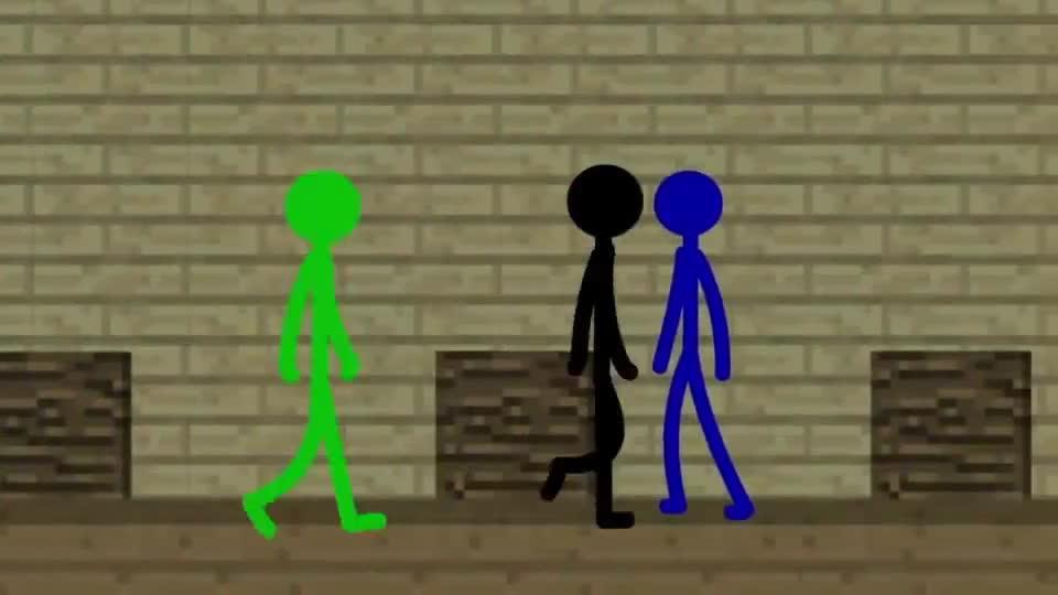 MC动画:火柴人VS我的世界 循声守卫
