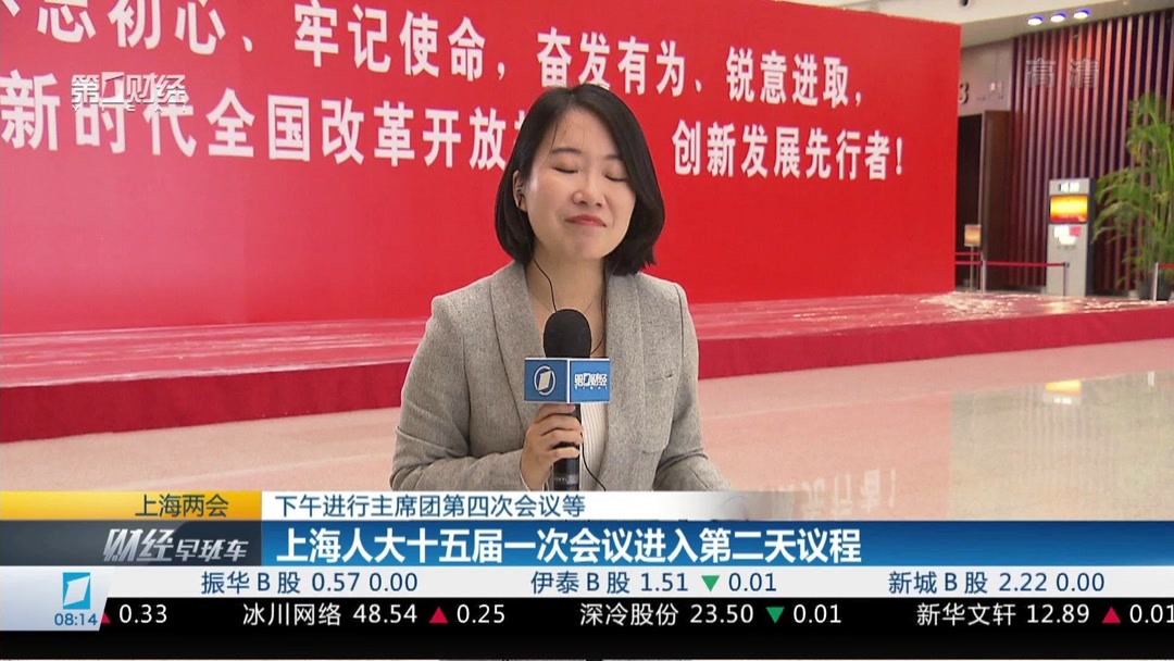 上海人大十五届一次会议进入第二天议程