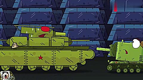 坦克世界动画:苏系小车的噩梦!这才是古斯塔夫列车炮的威势!