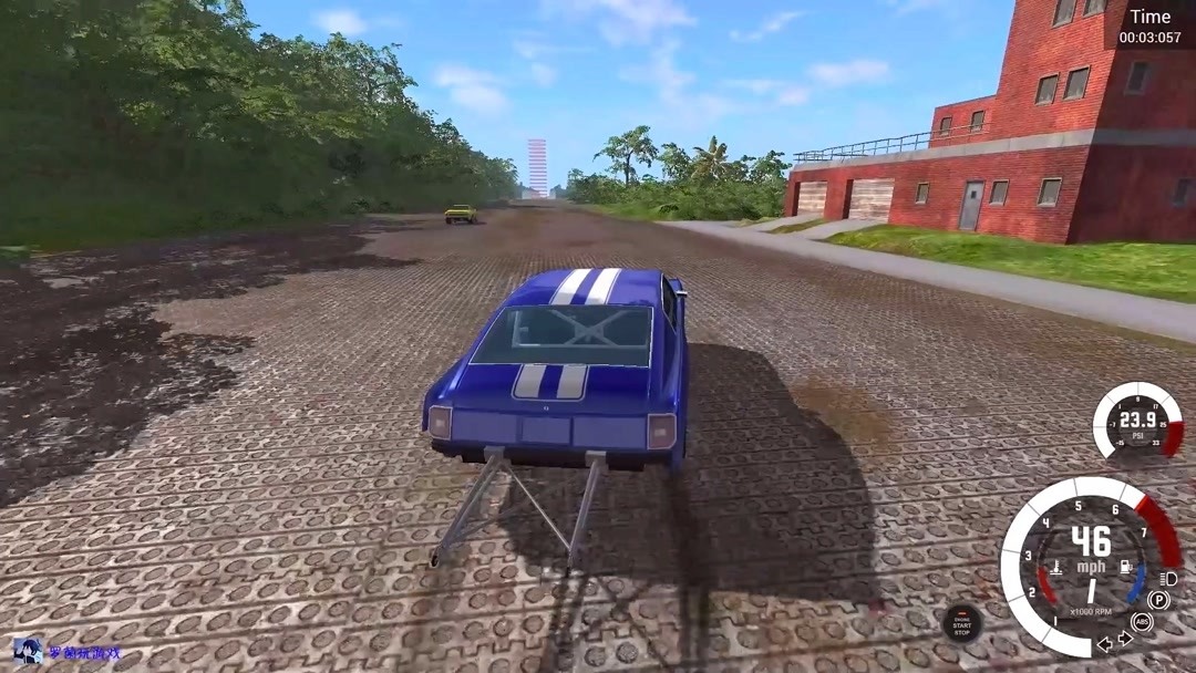 汽车模拟器:一开始就会倒车的汽车见过吗?