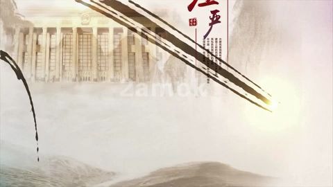 古风水墨片头-视频素材-凌晨两点素材网