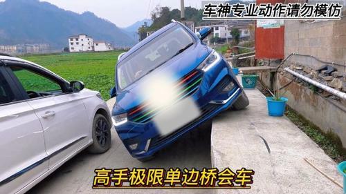 没想到单边桥还能这个样子会车