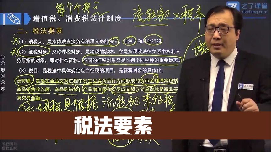 2021初级会计经济法:第四章第一节 税收法律制度概述(2)