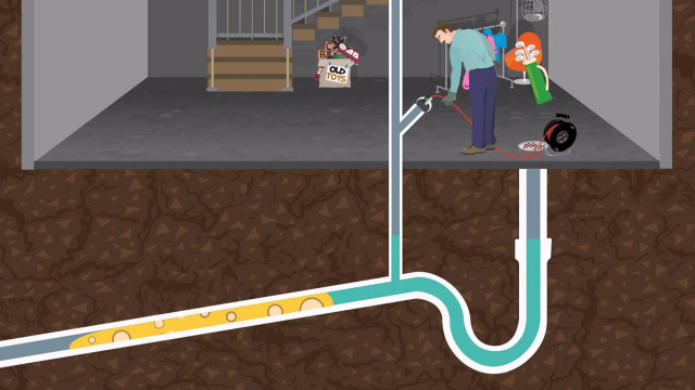 还在担心下水道堵塞?疏通神器一键操作!立马通畅!