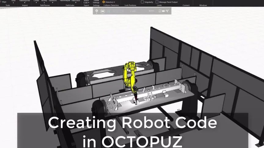 OCTOPUZߐ�离线编程#机器人离线编程软件