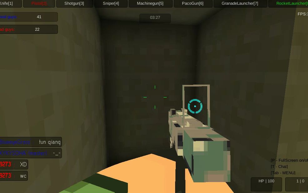 我的世界cs精简版:好家伙,一会玩阴的一会吞枪的。