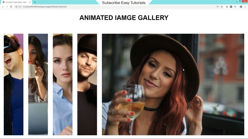 如何使用HTML和CSS制作图像库网站