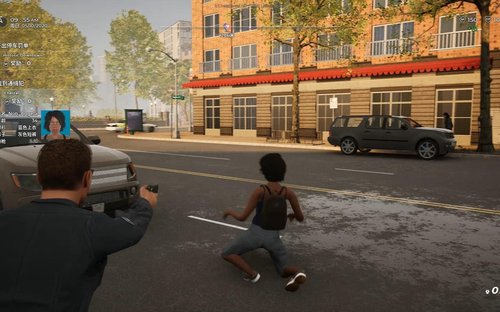 警察模拟器2:抓捕通缉犯,上来就放电,美国警察执法如此强悍!