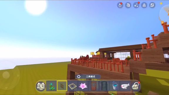 迷你世界创造1:鱼塘来一个。不够时间拍。ߘ