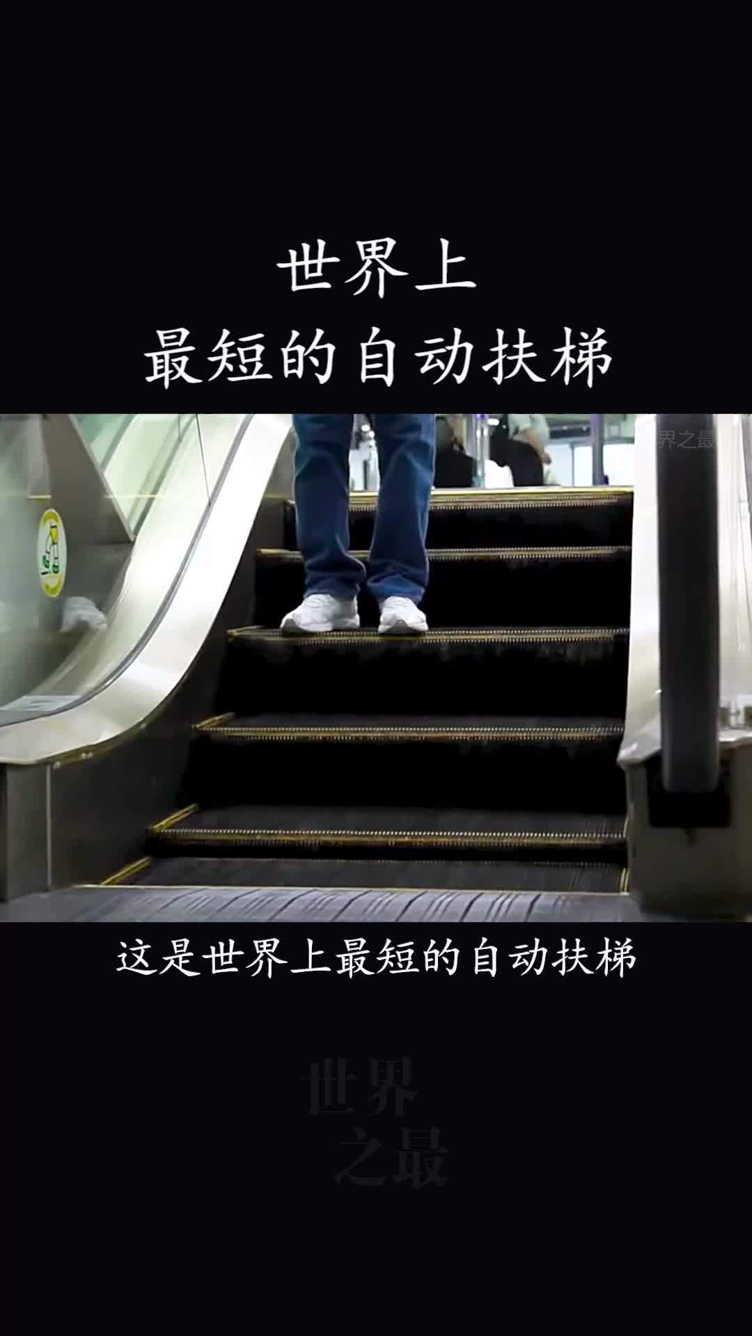 世界上最短的自动扶梯,只有5个台阶,还获得了吉尼斯认证!