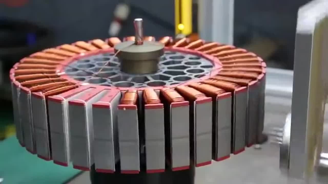 别眨眼,绕线圈过程,全程无快进,太快了