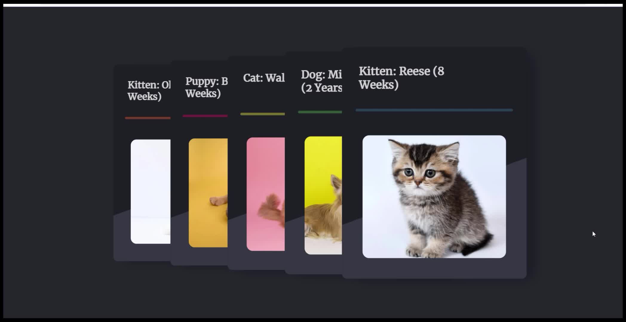 JavaScript实现的手风琴图片切换,鼠标悬停任意图片html前端源码
