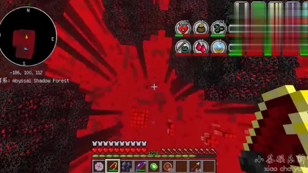 我的世界虚无世界2双人生存80:初入深渊就被怪物调戏了