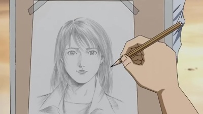 动漫:女主觉得画家似曾相识,画家的表情也不对劲哦