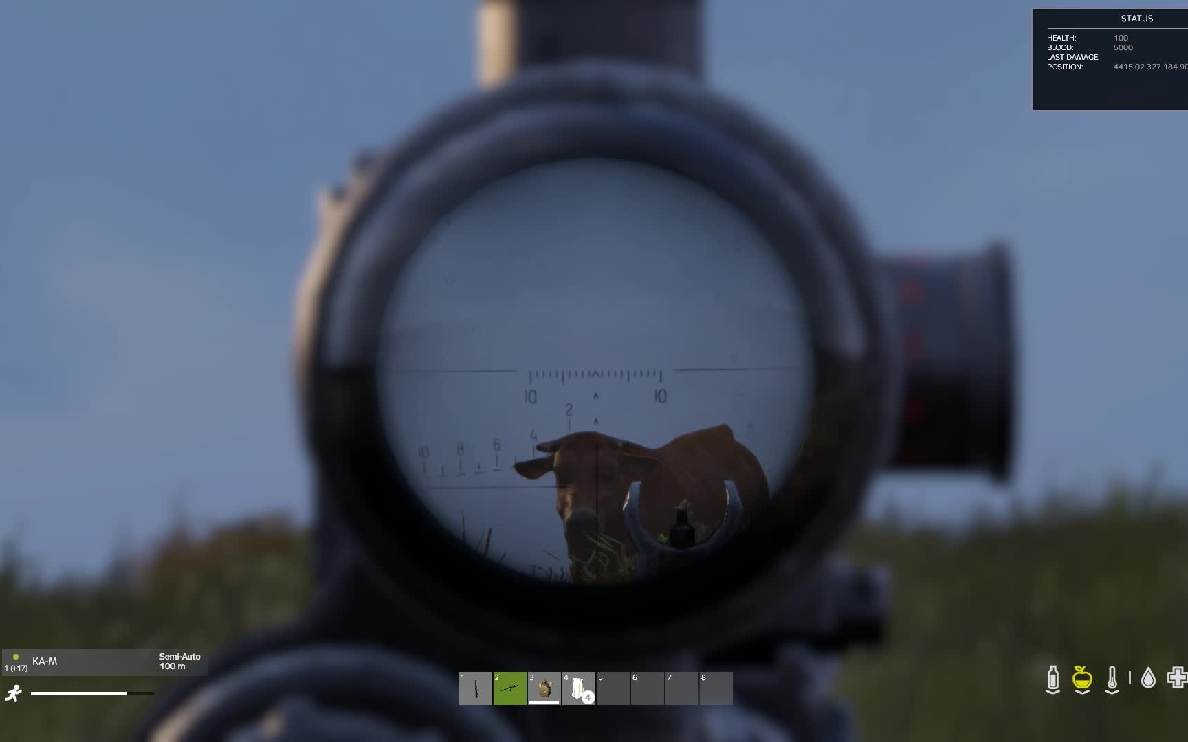 Dayz正式版:终于可以吃牛肉了