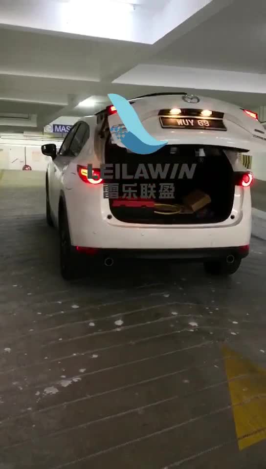 汉兰达汽车电动尾门开关门效果