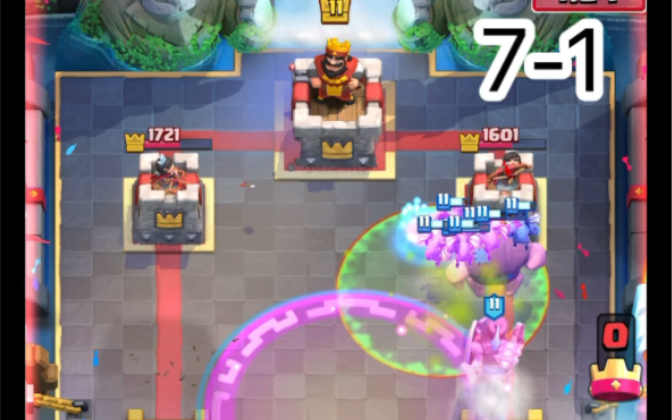 回归皇室战争,4.6狂暴电车经典挑战12胜+思路讲解