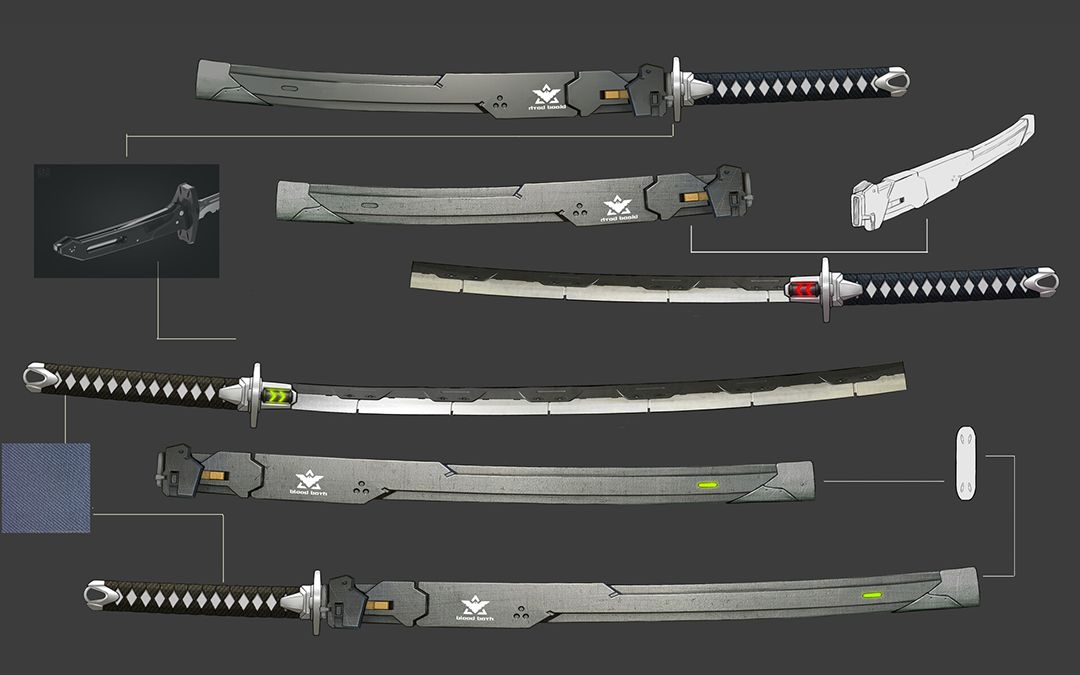 3DMAX武器建模-次世代硬表面“刀”模型全流程布线卡线教程