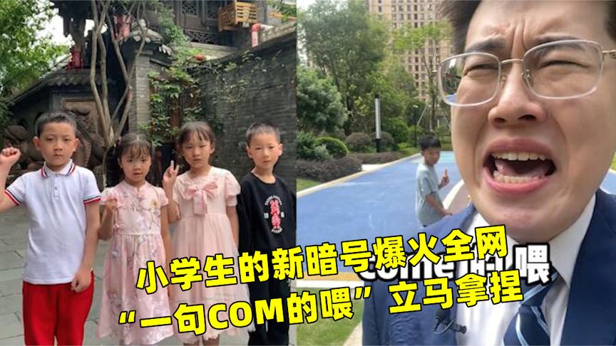 小学生新暗号爆火全网,孤勇者时代已经过去,COM的喂是什么梗?