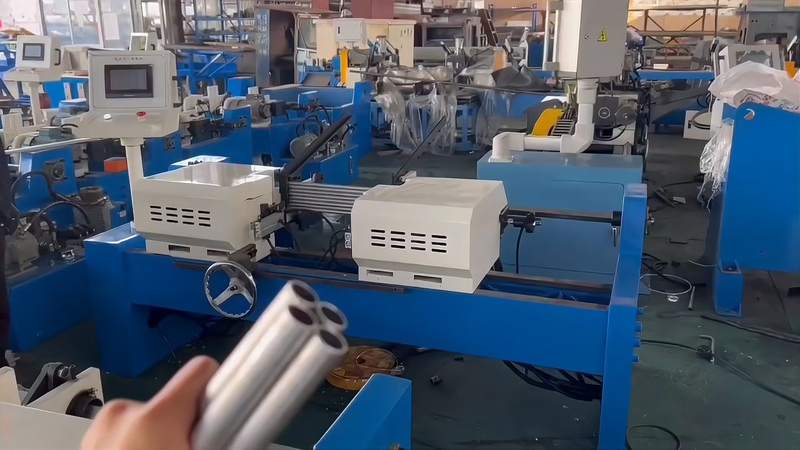 全自动双头倒角机,圆管圆棒管材类数控倒角机