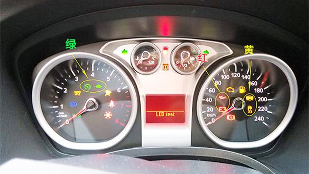 仪表盘出现这些灯必须停车,新手牢记这一点,否则将是车毁人亡