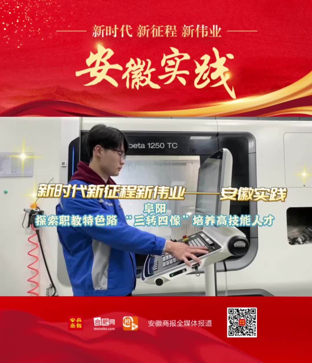 #新时代新征程新伟业--安徽实践【阜阳:探索职教特色路 "三转四像"...