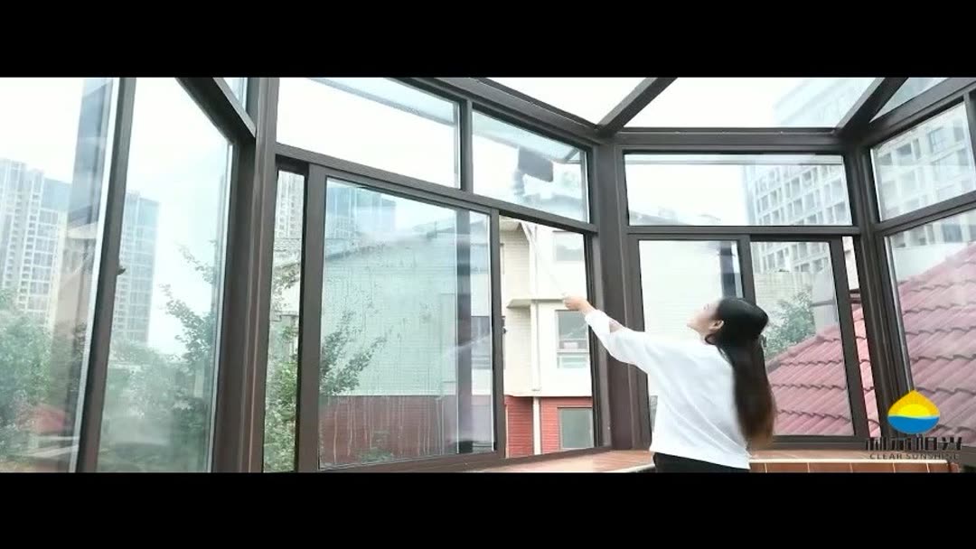 家用外窗清洁工具窗洁士的正确使用方法视频
