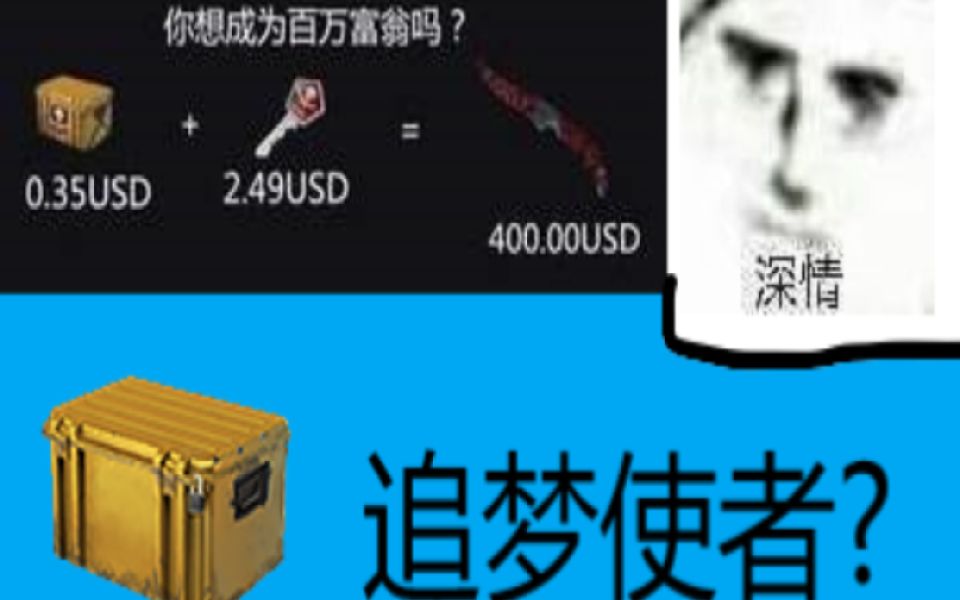 当你从CSGO20周年获得了一个箱子时