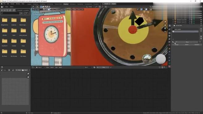 Blender 2.8x-制作皮奥利奥啊的机器人模型-01