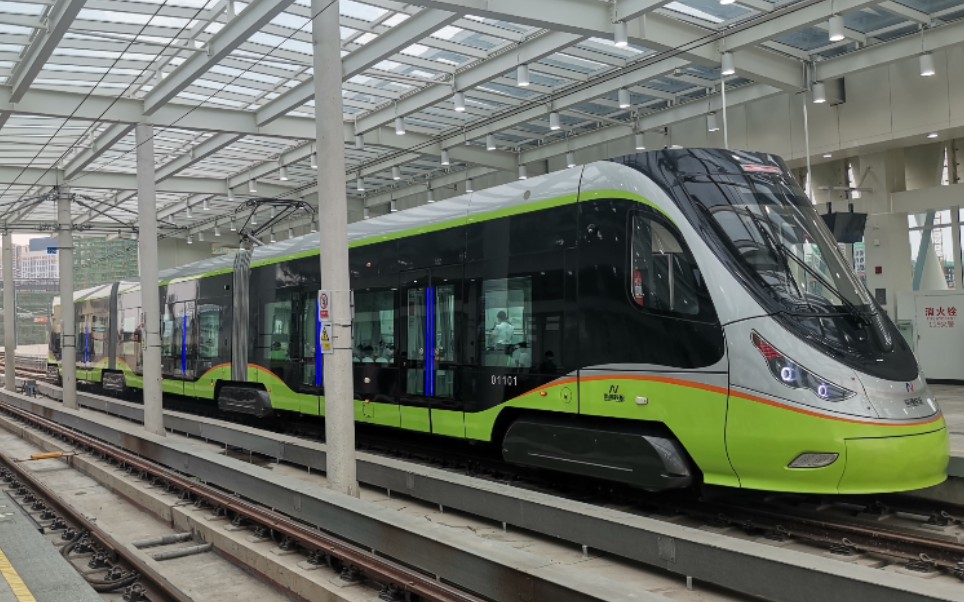 【有轨电车POV】(新线开通)南海有轨电车1号线左侧展望 虫雷岗——...