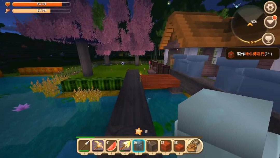 迷你世界:建房子还有怪物来捣蛋