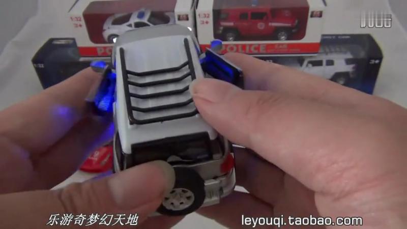 响警笛的合金警车越野110警车