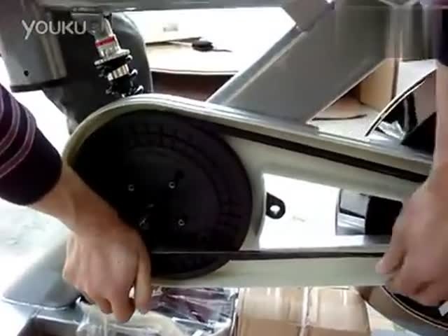 动感单车皮带安装