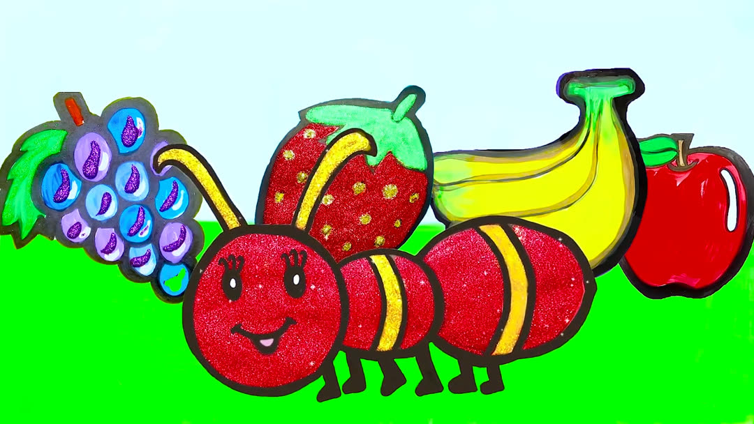 儿童画画,小蚂蚁该怎么画,儿童轻松学画画!