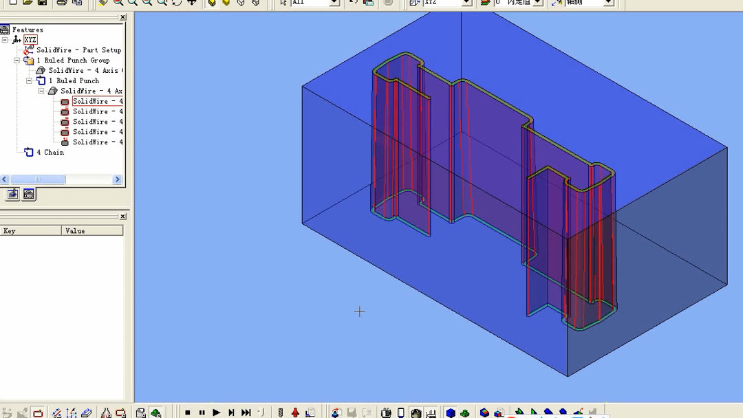 ESPRIT CAM_夏米尔Cut20内孔加工-车铣复合