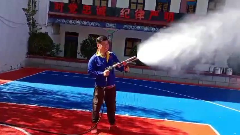 拉萨消防队收到我们的细水雾灭火枪了#消防#消防设备