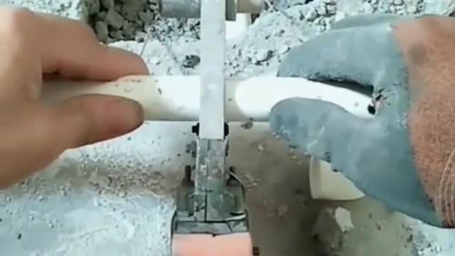 高手无处不在!熔接PPR水管没有直接,山西师傅是这样做的!