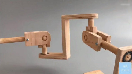 牛人自制模型, 这传动方式真是头一次见