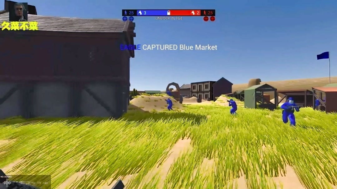 战地模拟器:巴雷特伤害太高了,一枪能消灭两个敌人