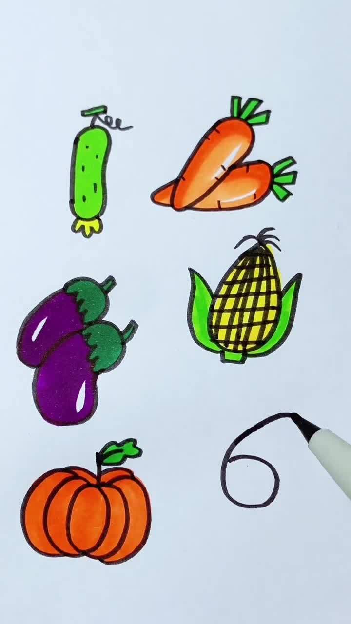 有趣的数字简笔画,看完你发现了什么?