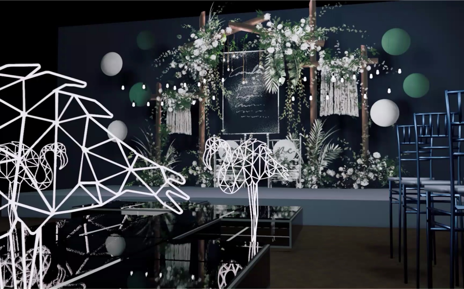 Su绘制的婚礼3D 动画效果 1小时完成