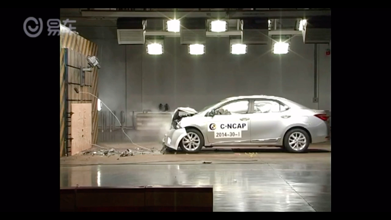 丰田卡罗拉CNCAP碰撞测试