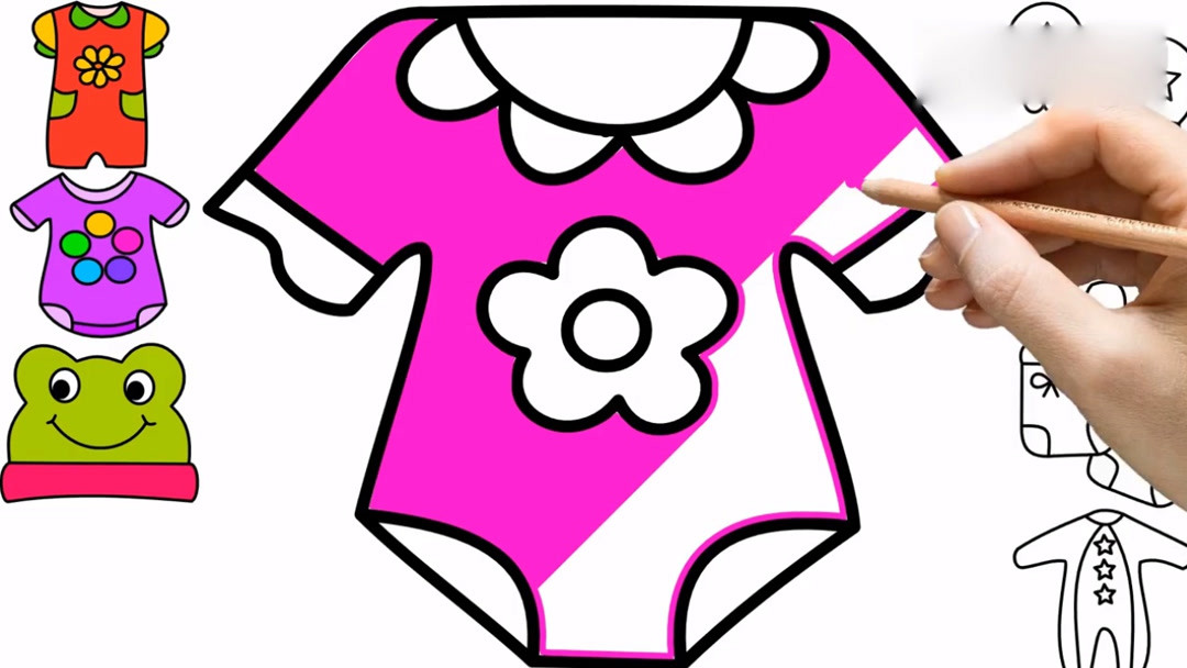 绘画宝宝服装图像