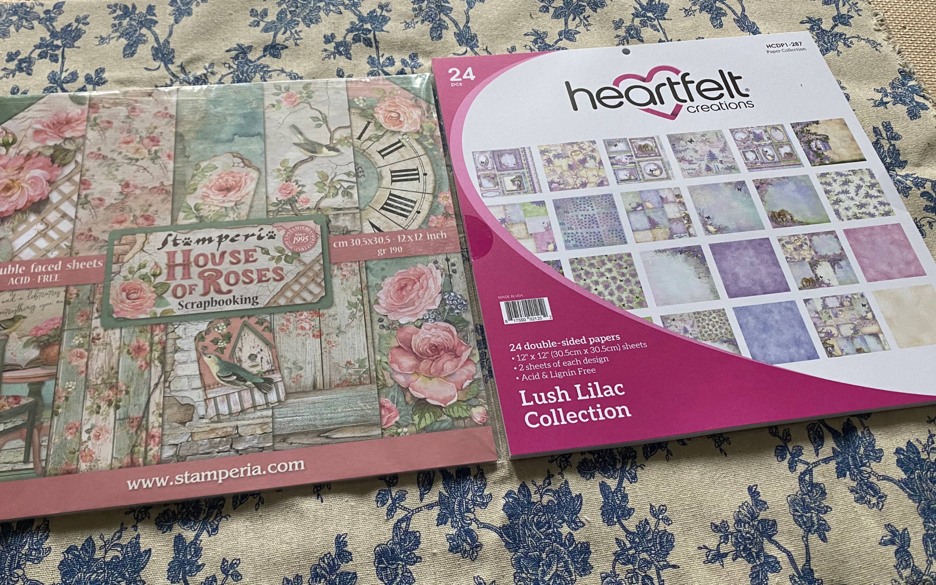 【纸本分享】heartfelt手工相册手账背景纸翻翻看