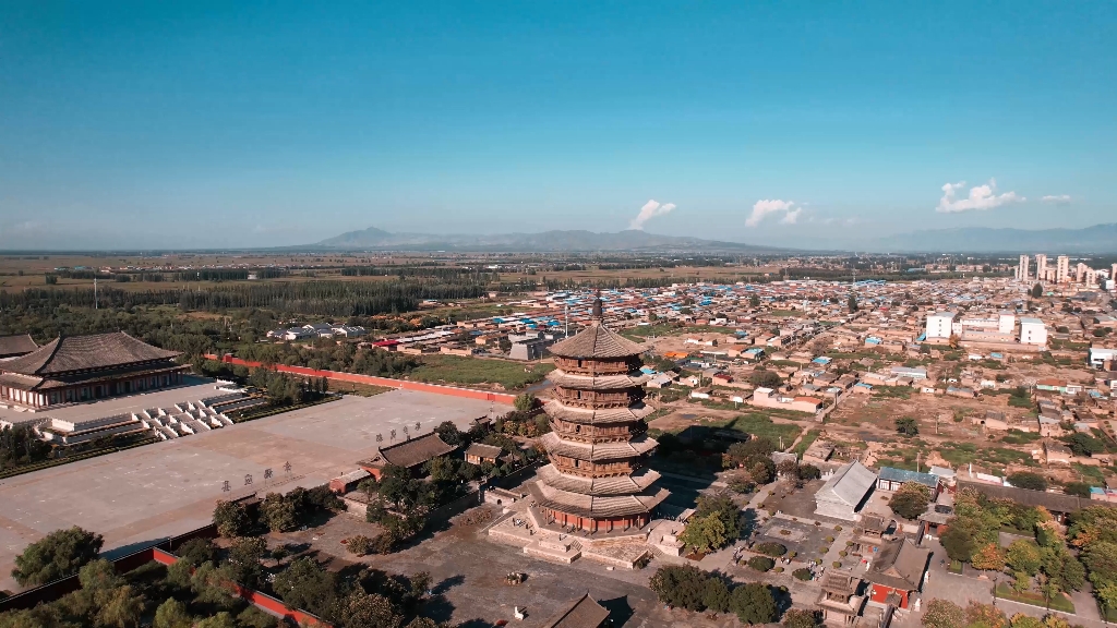 世界上最高的木塔,靠24根柱子,每根承重110吨,负重近千年,风雨洗礼、...