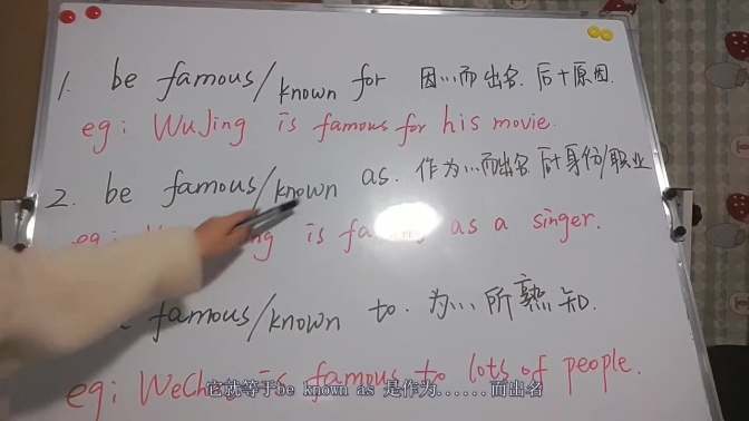 英语经常混淆的be famous for、as、to之间的具体区别